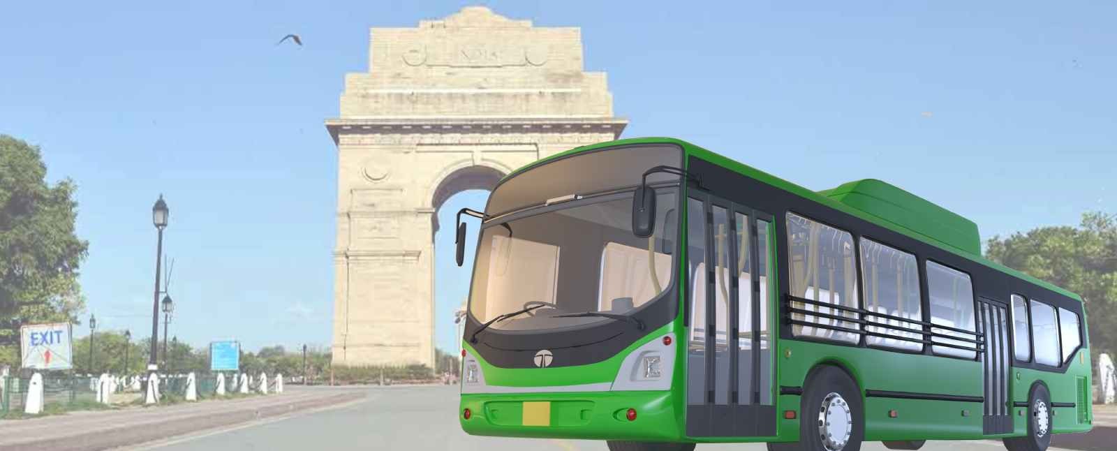 Hire Best Bus Service in Delhi, Starting from just ₹12/Km